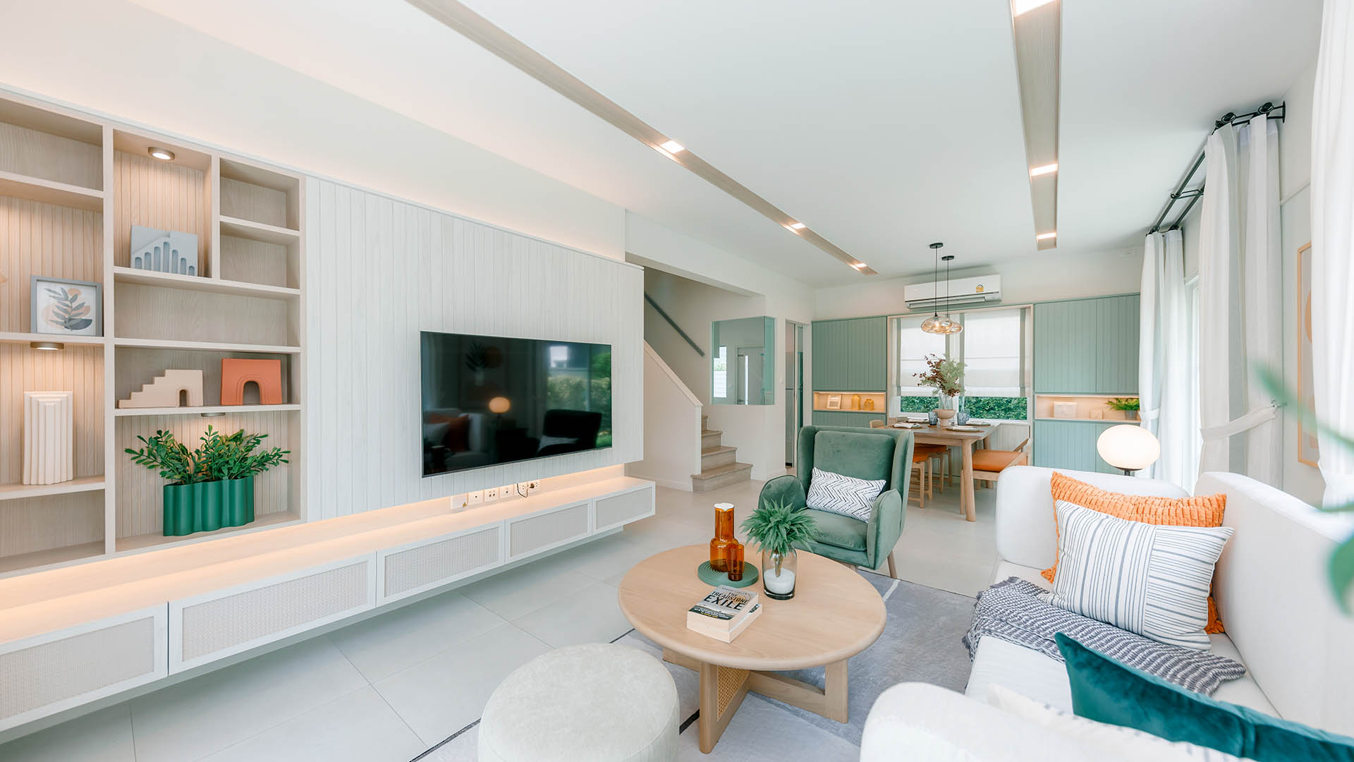 บ้านตัวอย่างสร้างใหม่พร้อมขาย Crafted Design By Land & Houses